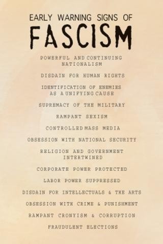 The 12 Early Warning Signs of Fascism | Washington Monthly
